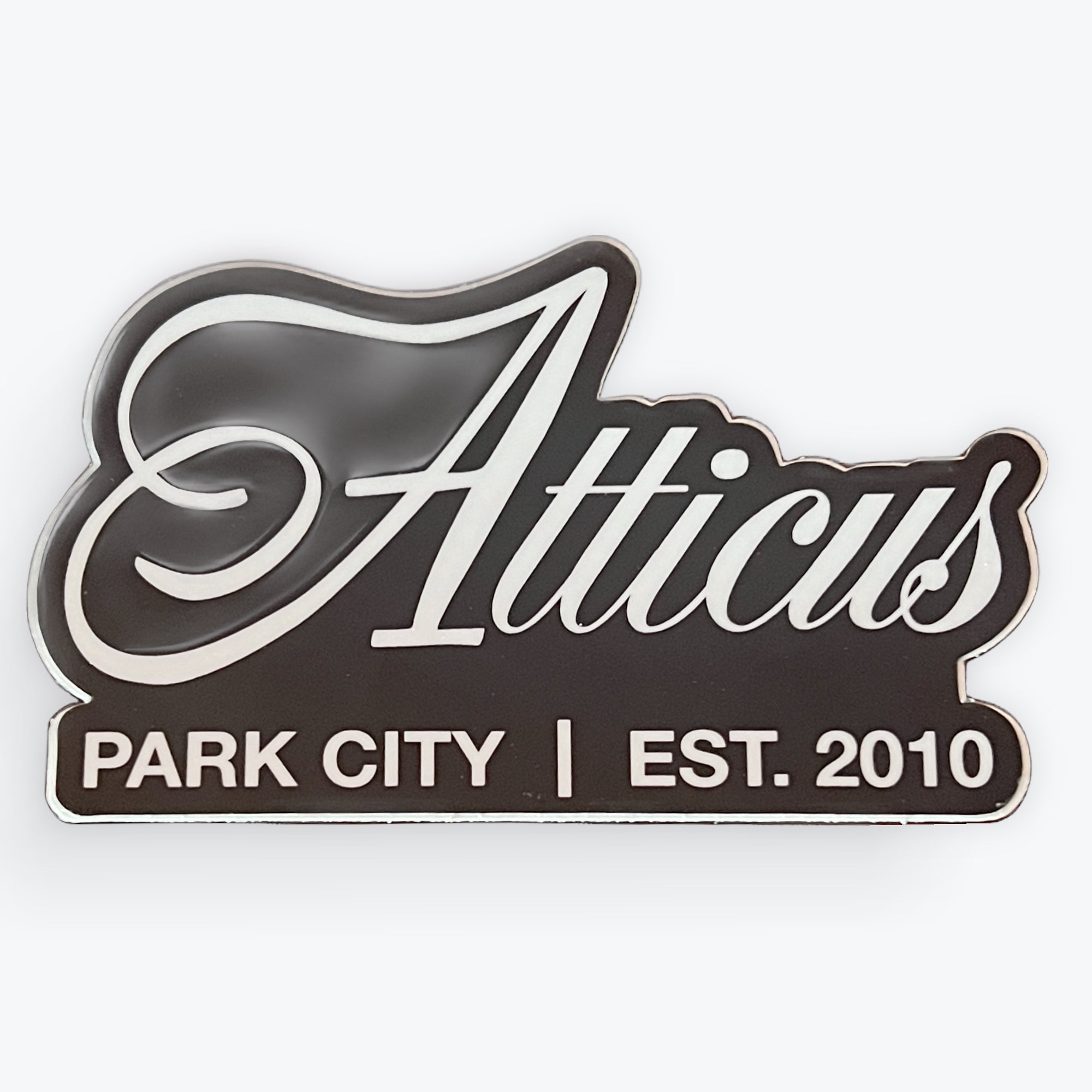 Atticus Script Sticker | Atticus Coffee & Teahouse